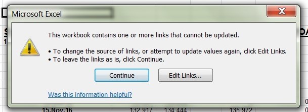 Workbook Links error need help - Techyv.com